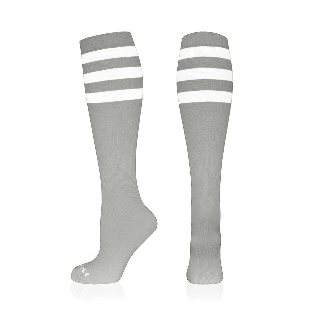 Swag Compression Socks (20-30mmHg) - Stripes Grey/White – NEWZILL