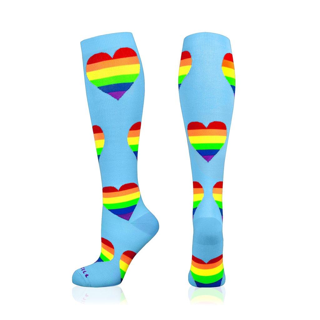 Swag Compression Socks (20-30mmHg) - Blue Hearts – NEWZILL